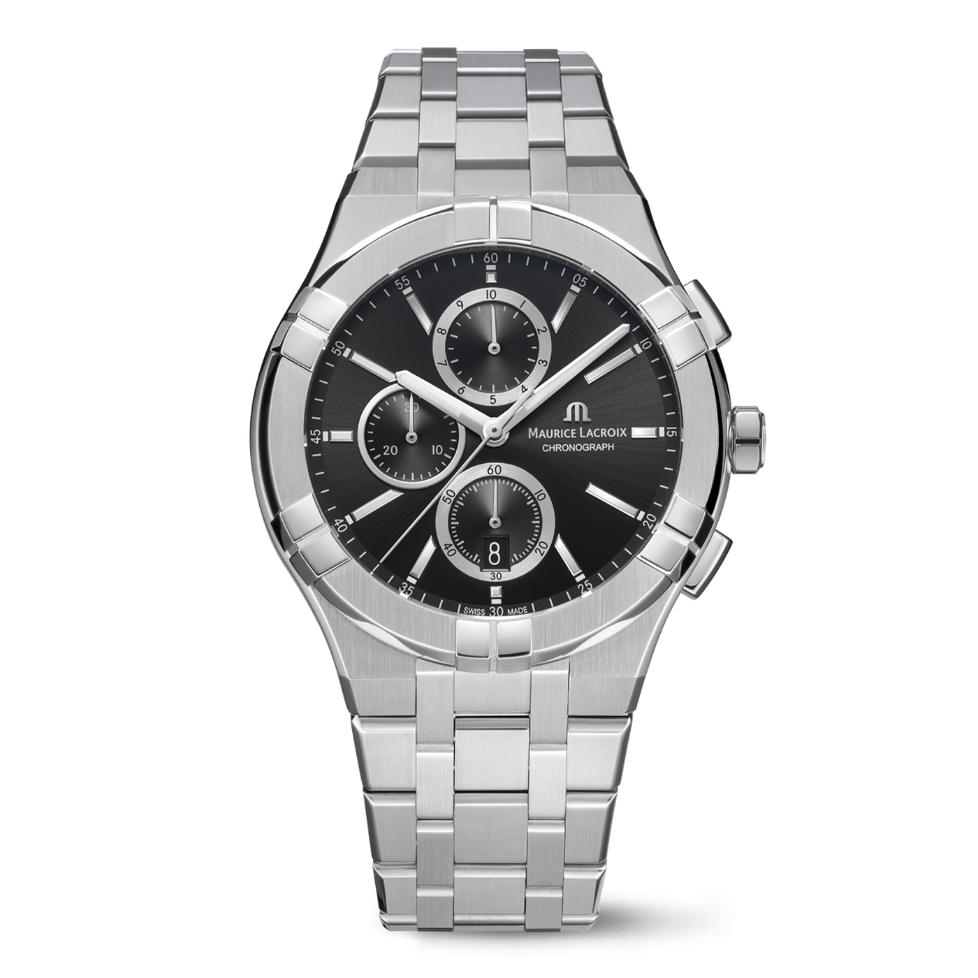 Maurice Lacroix AIKON Quartz Chronograph - 42 mm - Time Movement Luxury ...