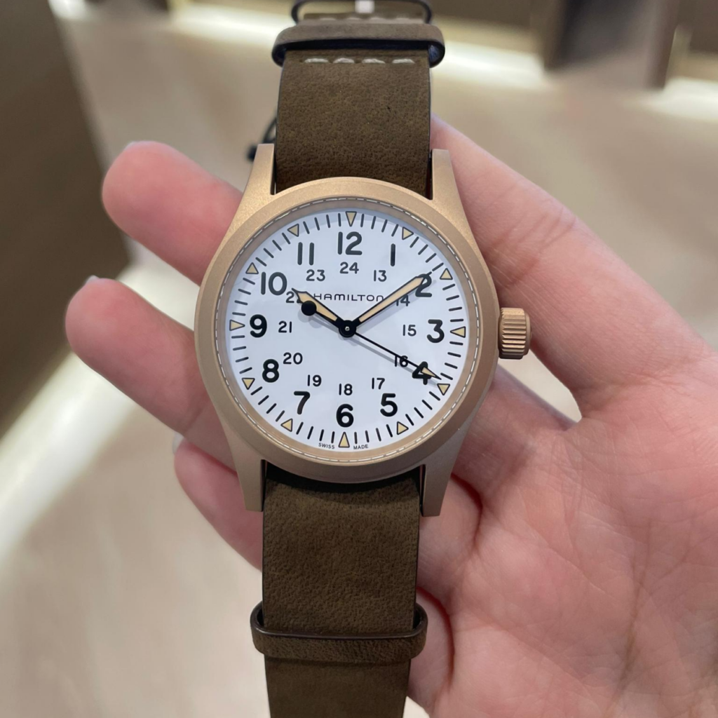 Hamilton Khaki Field Mechanical Bronze – 38 mm – Time Movement